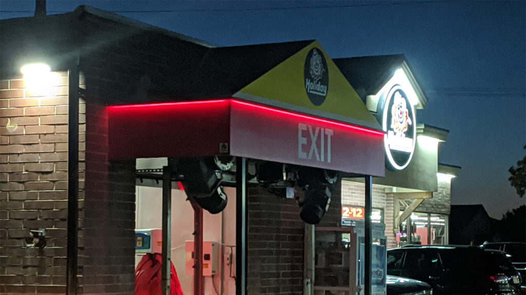 Holiday Carwash Exit Night - Specialized design, fabrication ...