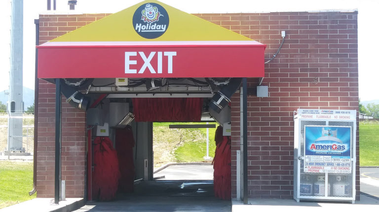 Holiday Carwash Exit - Specialized design, fabrication, installation ...